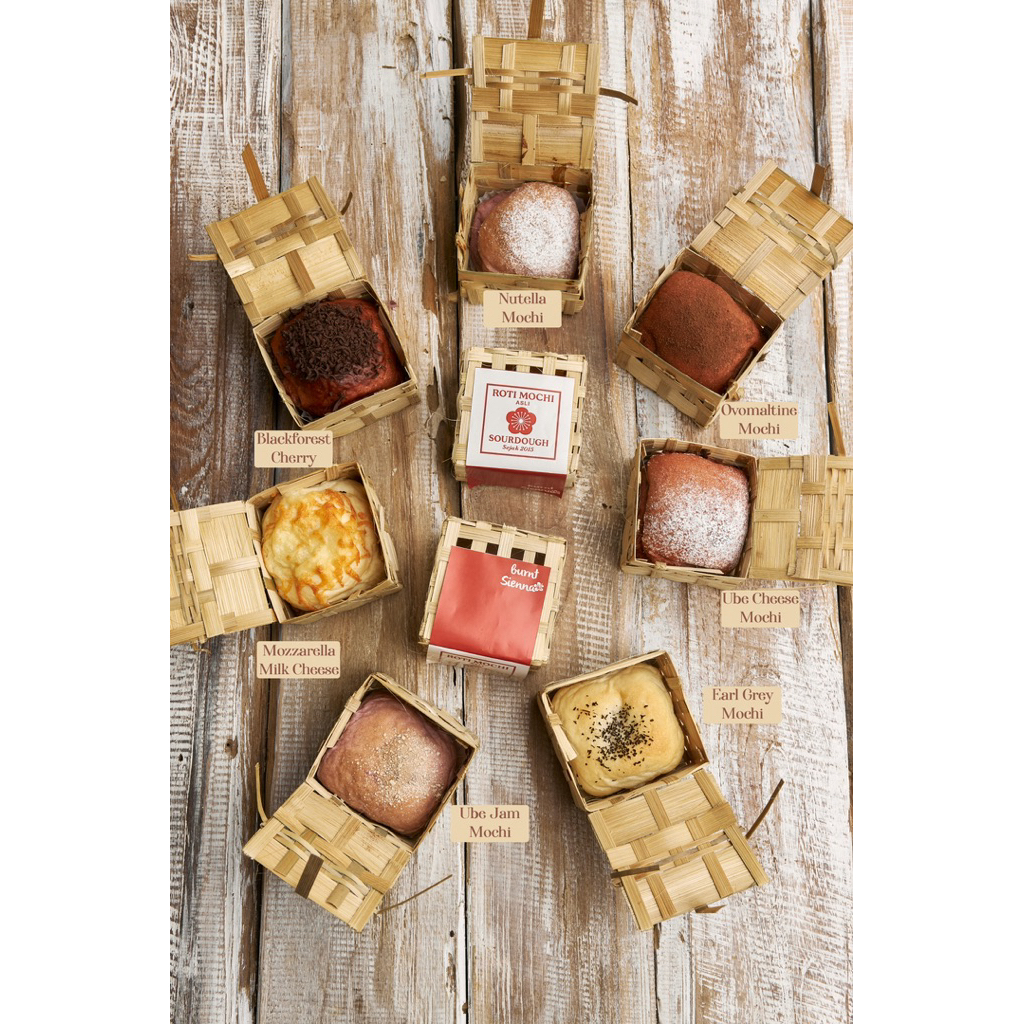 Jual ROCI (Roti Mochi Sourdough) — Bamboo Box included | Shopee Indonesia