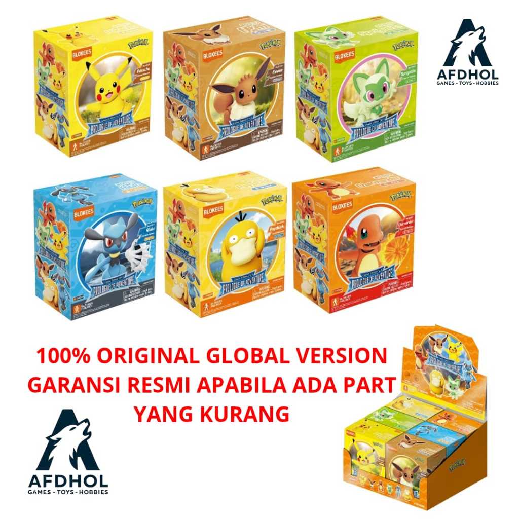 Jual BLOKEES POKEMON ACTION FIGURES PROLOGUE OF ADVENTURE CLASSIC ...