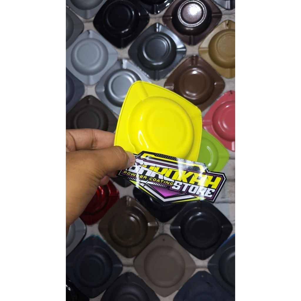 Jual powder coating cat bubuk kuning lemon | Shopee Indonesia