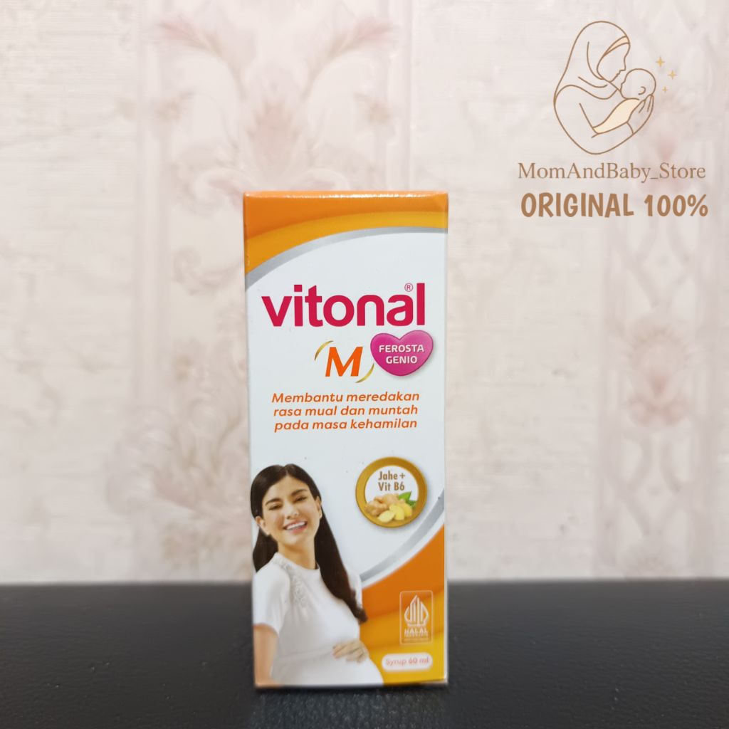 Jual VITONAL M Suplemen Obat Mual Muntah Ibu Hamil Syrup Sirup Botol ...
