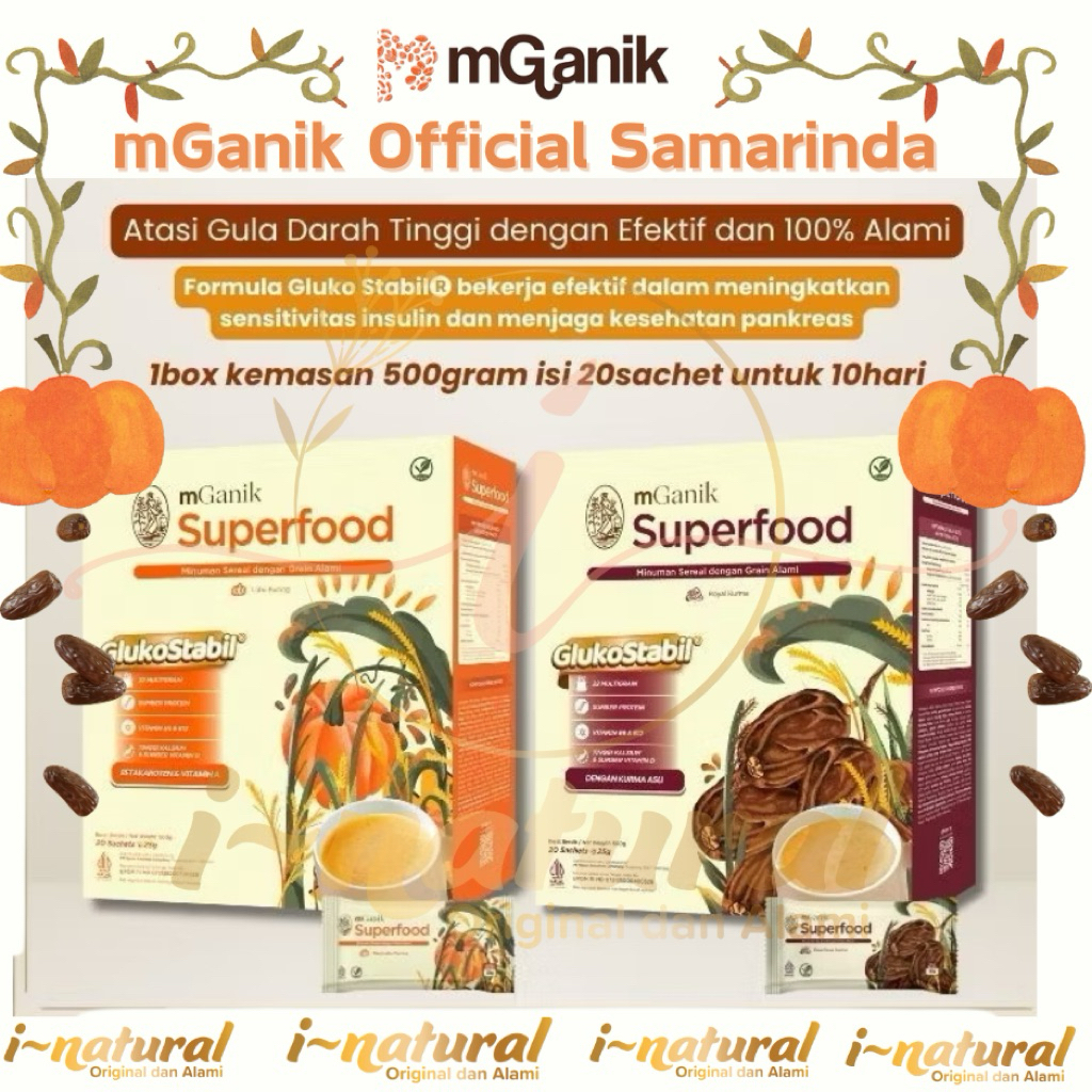 Jual 𝖎 𝖓𝖆𝖙𝖚𝖗𝖆𝖑 | NEW mGanik Samarinda Multigrain SuperFood Labu Kuning ...