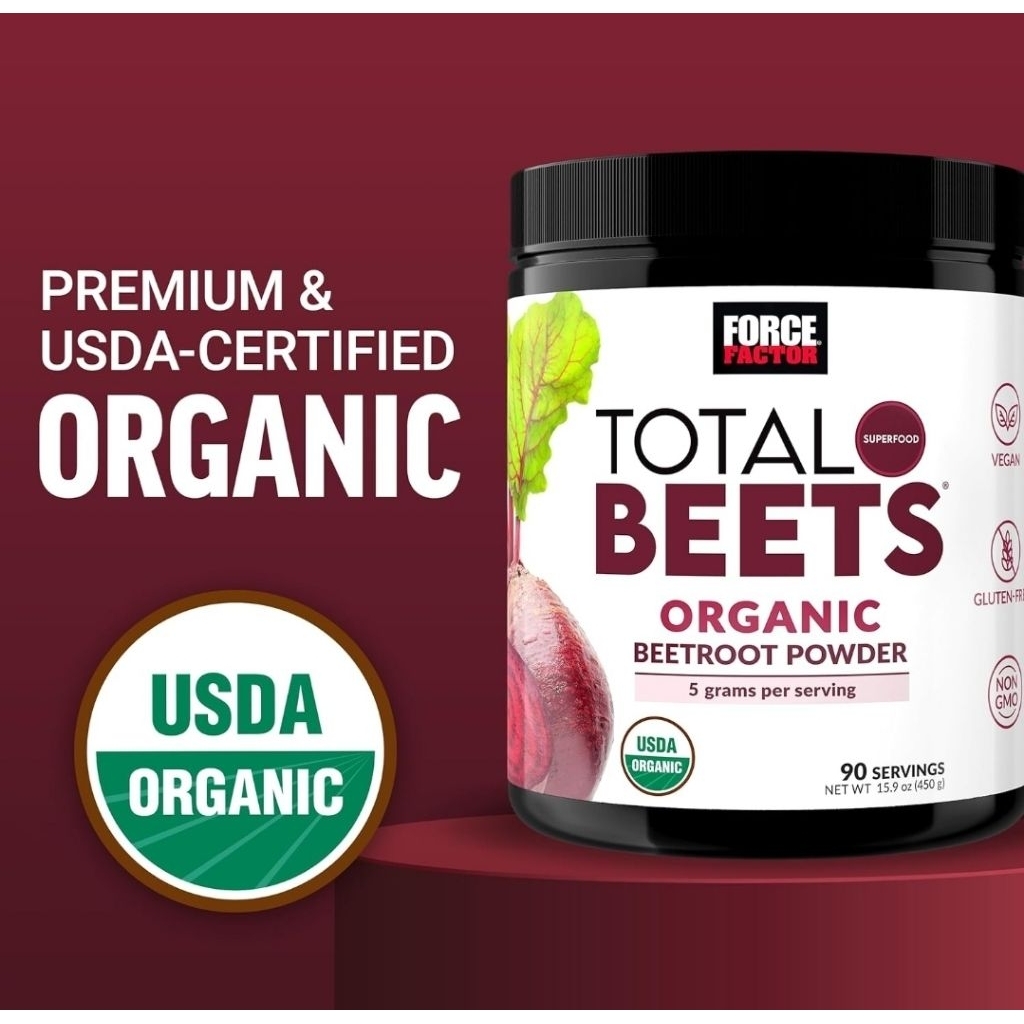Jual Force Factor Total Beets Organic Beetroot Powder Superfood to ...