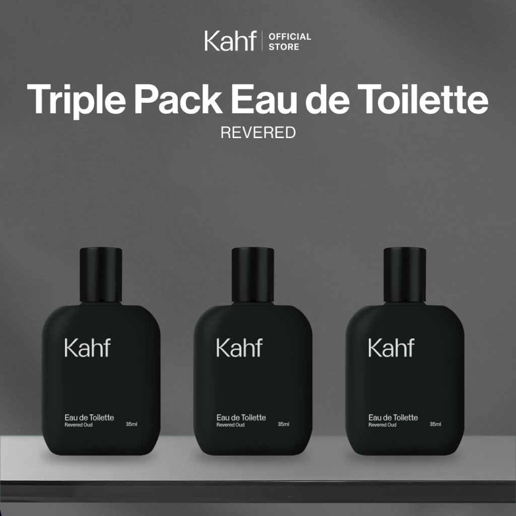 Jual Paket Kahf Fragrance - Parfum Pria Triple Pack Eau de Toilette ...