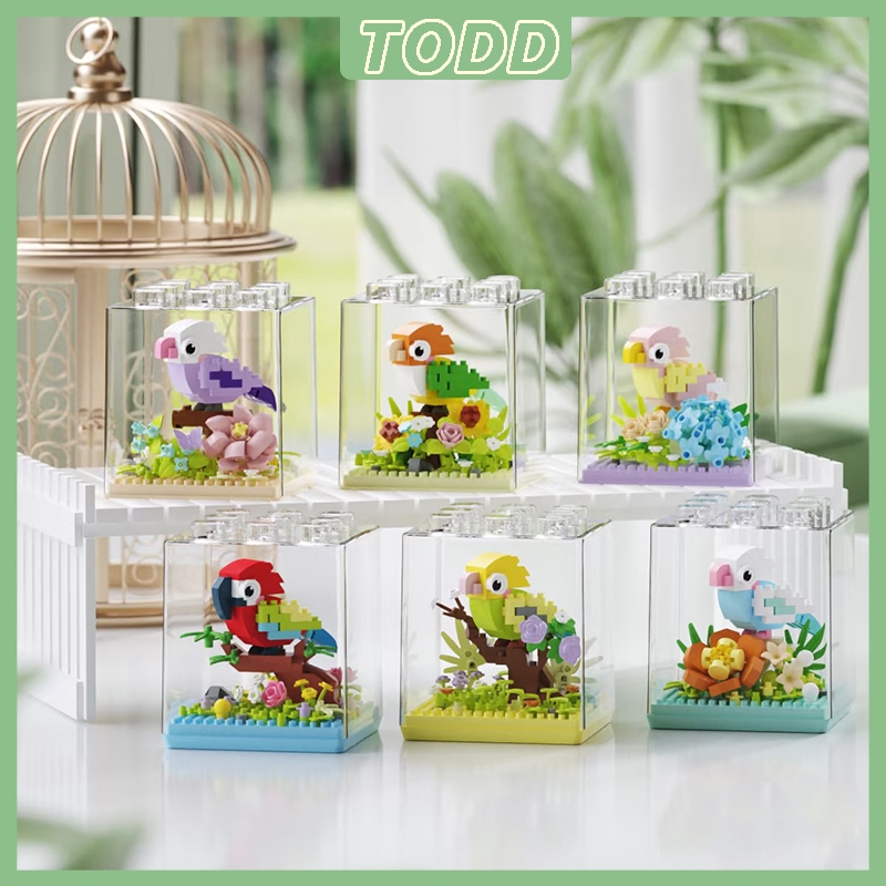 Jual TODD Nano Block Mainan Bricks Mainan Anak Balok Susun DIY hewan ...