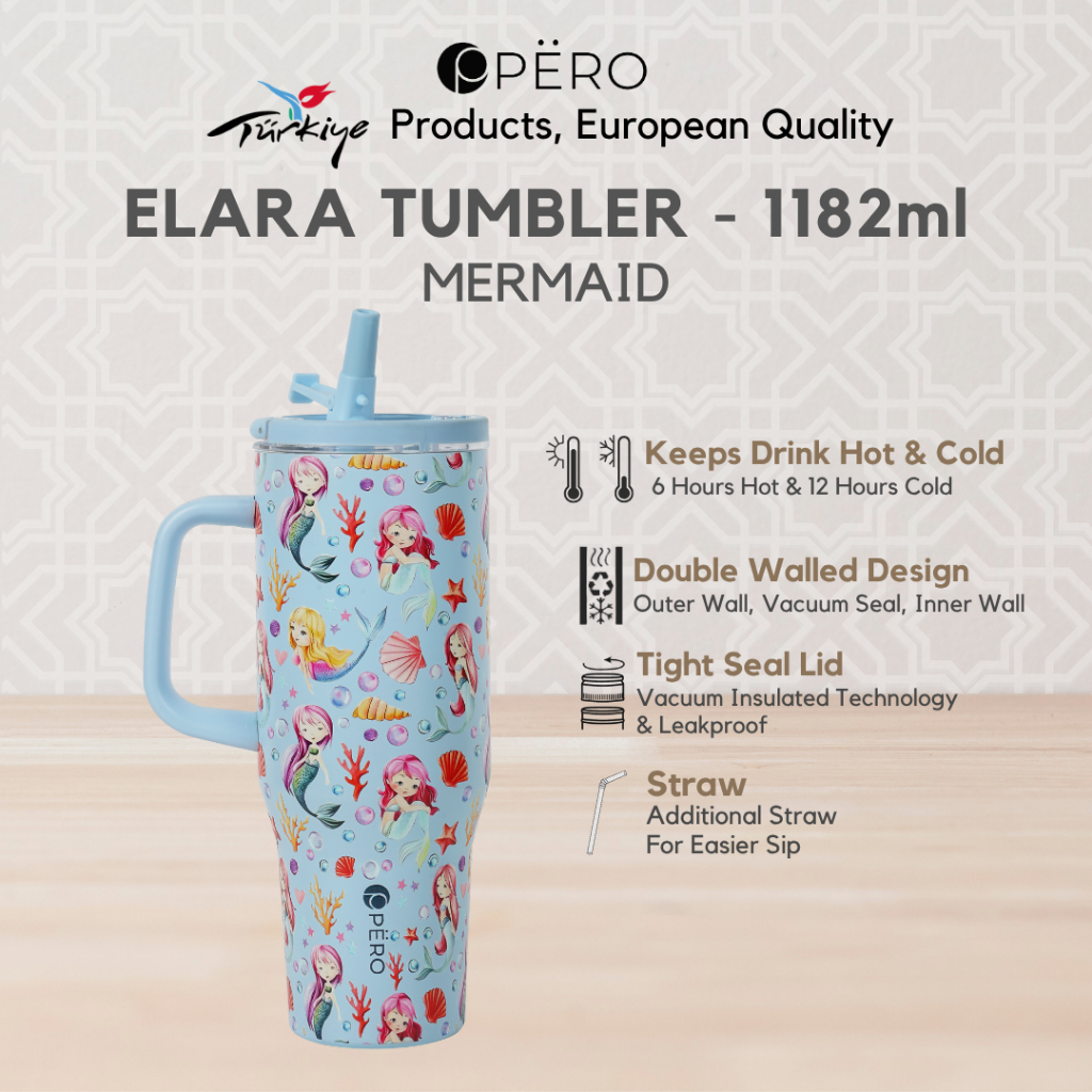 Jual Pero Elara Tumbler Permos 1182 Ml With Handle / Botol Minum ...