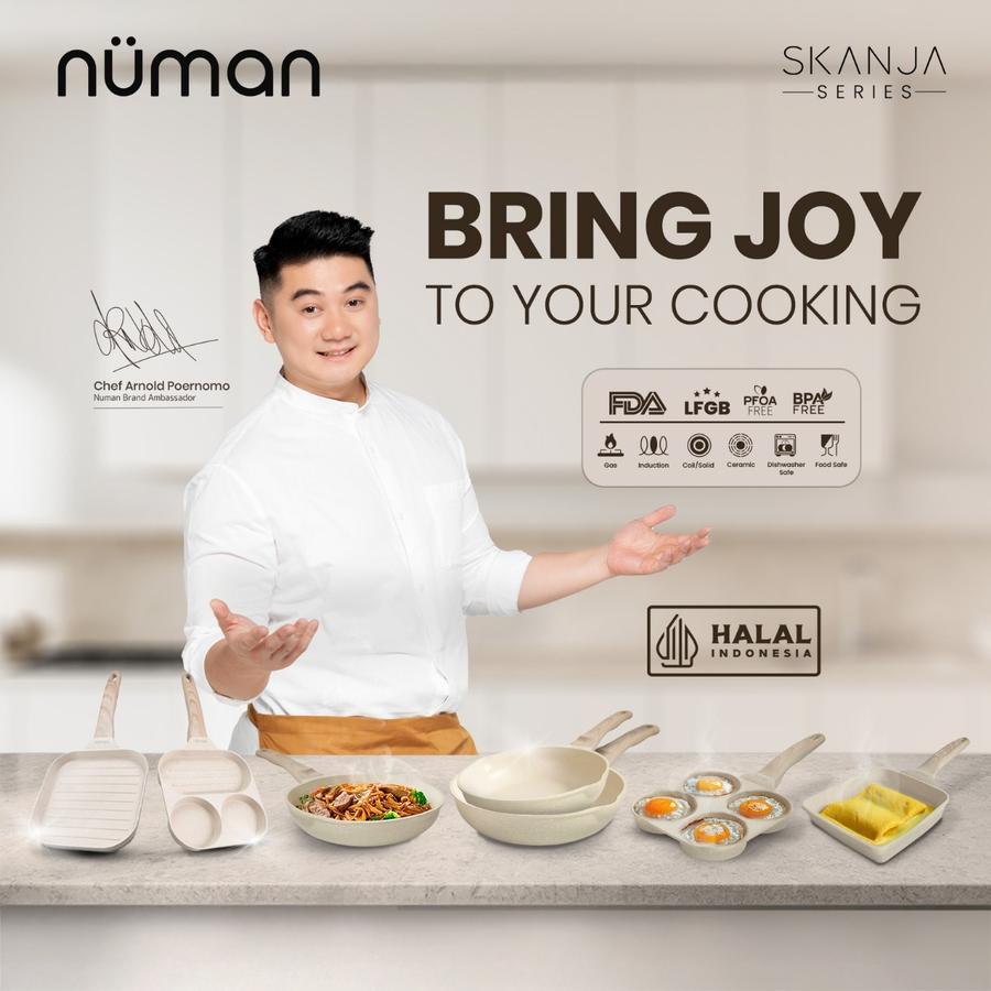 Jual Numan Skanja Series Butter Cream Breakfast Pan / Grill Pan 18 cm ...
