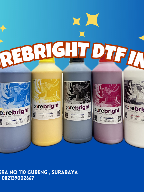 Jual DTF COREBRIGHT INK WHITE 1000ml I TINTA DTF I SABLON DTF | Shopee ...