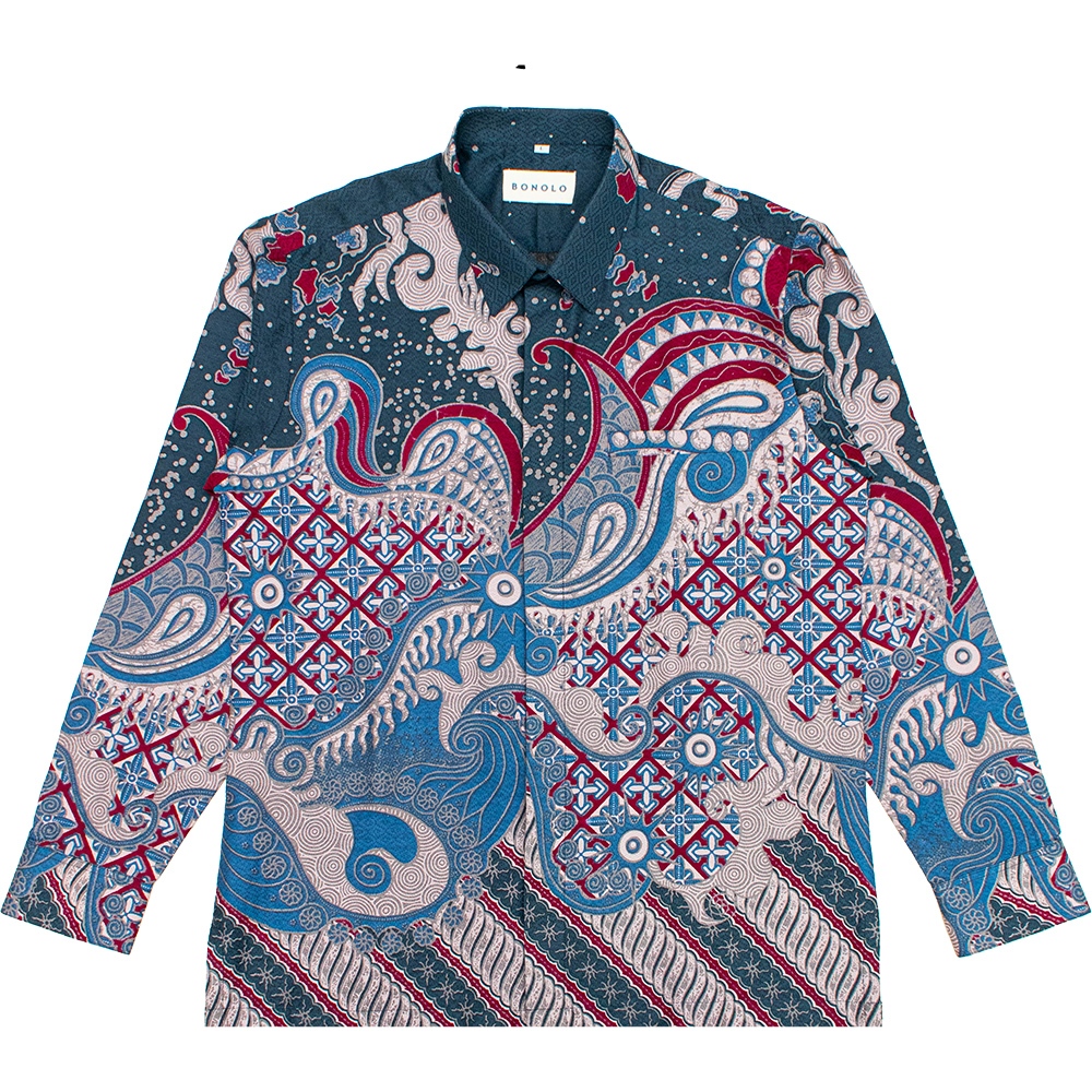 Jual Birma - Bonolo Kemeja Batik Lengan Panjang | Shopee Indonesia