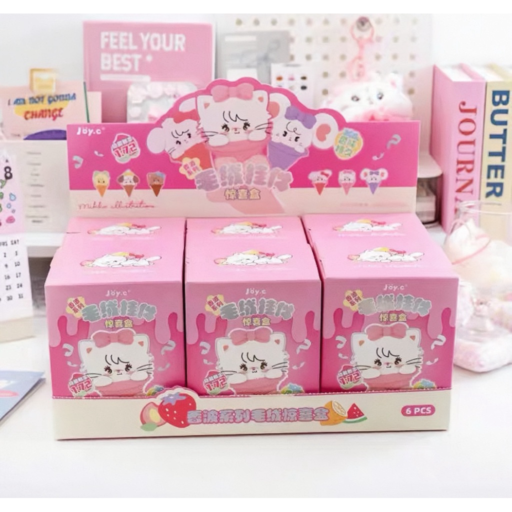 Jual Mikko Blind Box Bag Charm Ice Cream Cute Mikko Gantungan Kunci ...