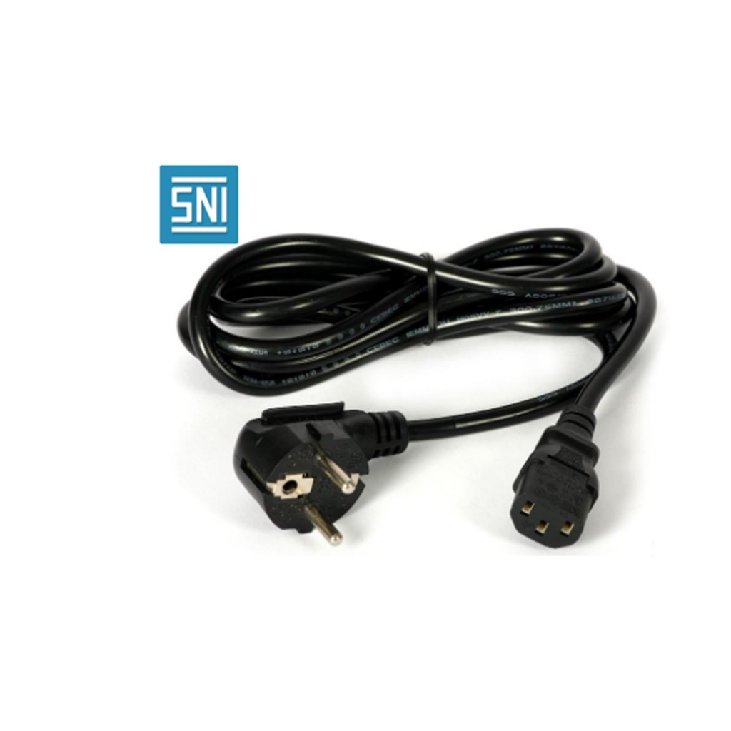 Jual Kabel Power Listrik SNI AC ADAPTOR Komputer CPU PC | Shopee Indonesia
