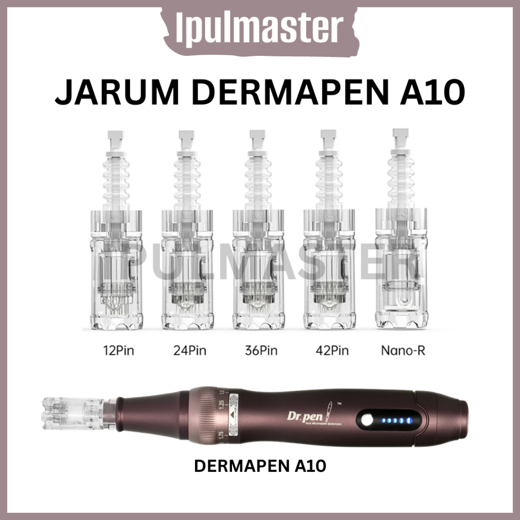 Jual Jarum Dr.pen A10 Dermapen A10 12 pin 24 pin 36 pin 42 pin Nano Pin ...