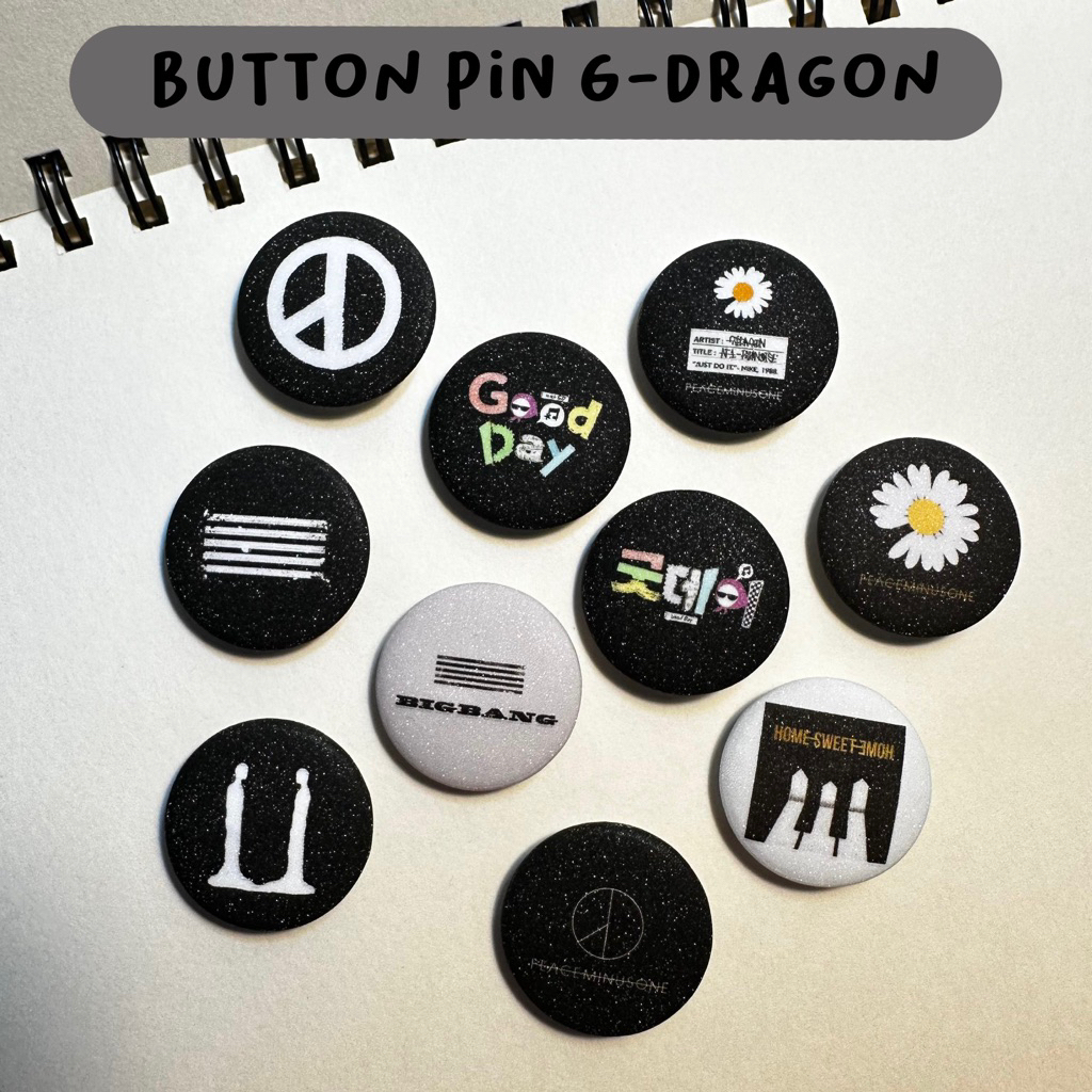 Jual Button Pin GDragon Gd G-Dragon Bigbang | Shopee Indonesia