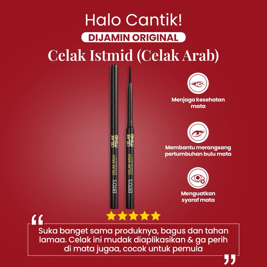 Jual Erto's Celak Itsmid /Celak mata / Sipat mata / Celak waterproof ...