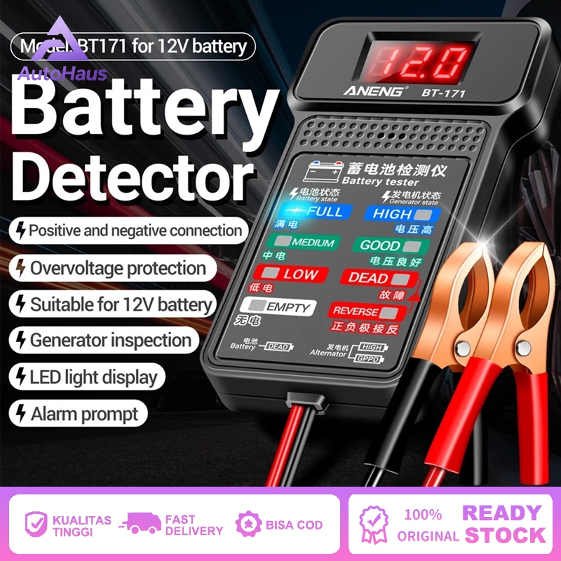 Jual 12V mobil tester baterai mobil engkol dan pengisian sistem ...