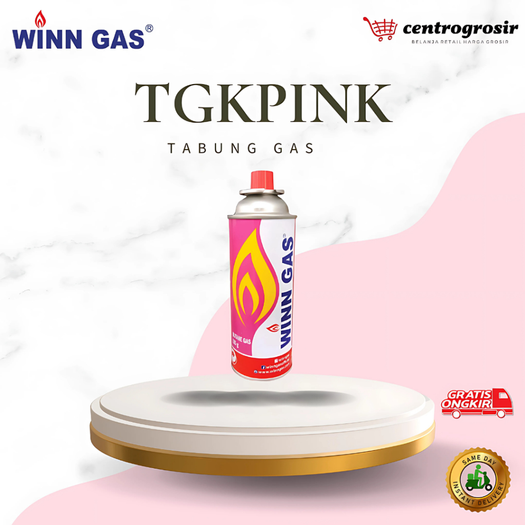 Jual Winn Gas Tabung Gas Kecil Kaleng Butane TGKPINK | Shopee Indonesia