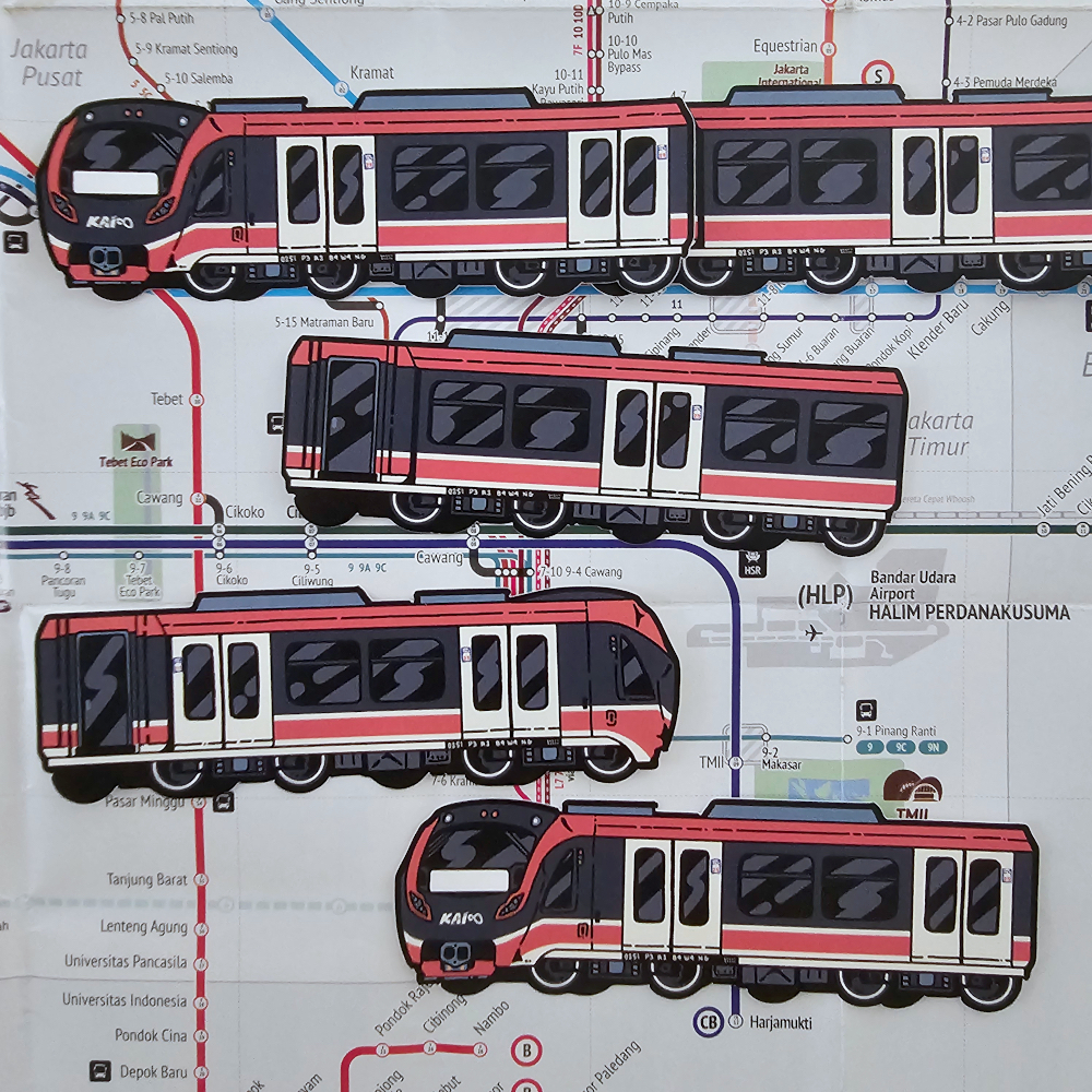 Jual Stiker Transportasi Umum LRT Jabodebek (NON-SET) | Shopee Indonesia