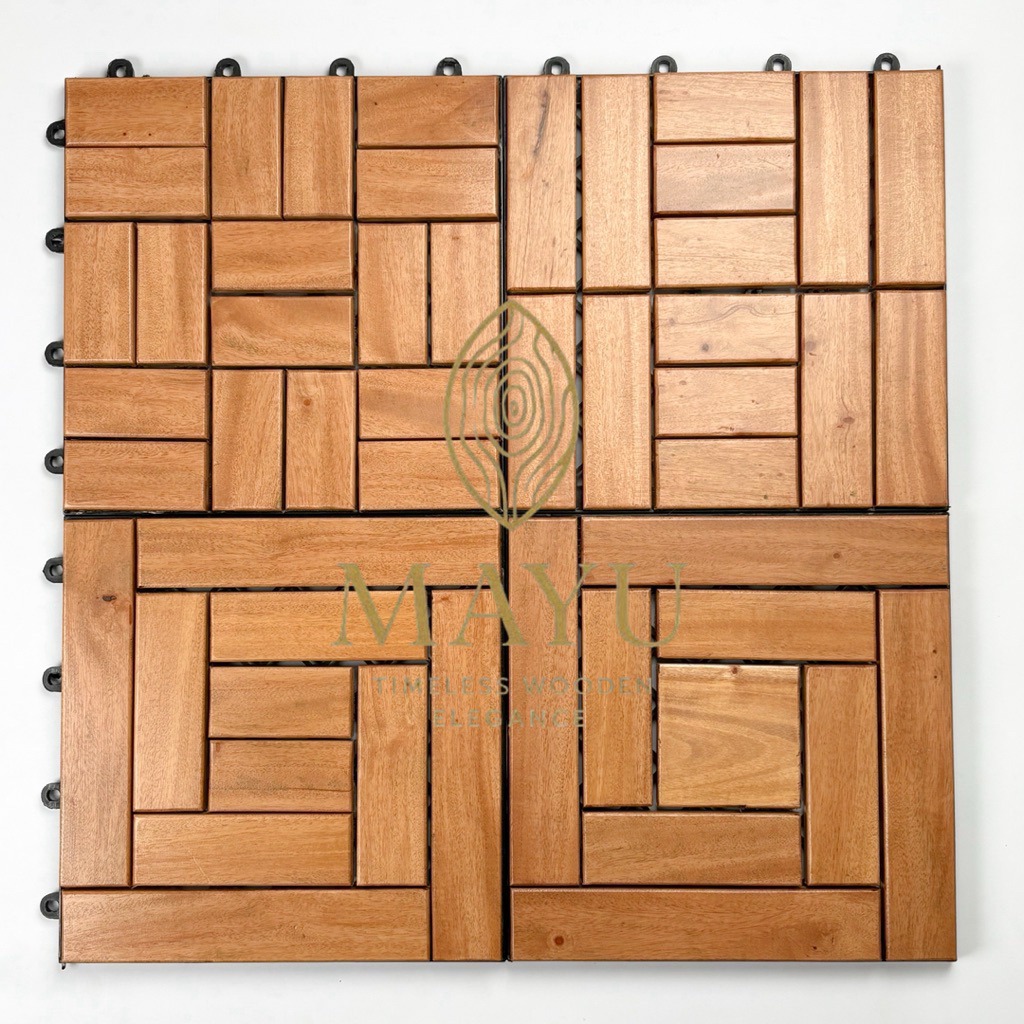 Jual Lantai Kayu Bongkar Pasang Berbagai Motif / Decking Tile Kayu ...