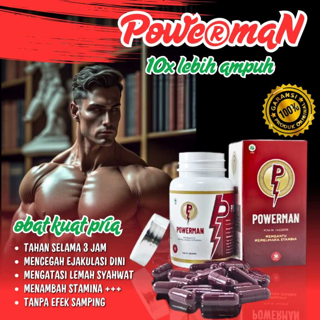 Jual OBAT TRADISIONAL POWERMAN HERBAL STAMINA PRIA TERLARIS T paling ampuh 100% original BPOM ...