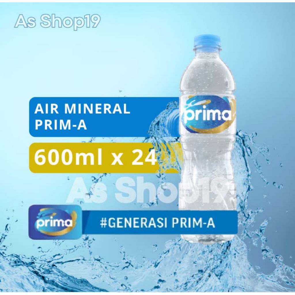 Jual Air Mineral Prima 600ml isi 24 botol - Kemasan Botol Pelastik ...