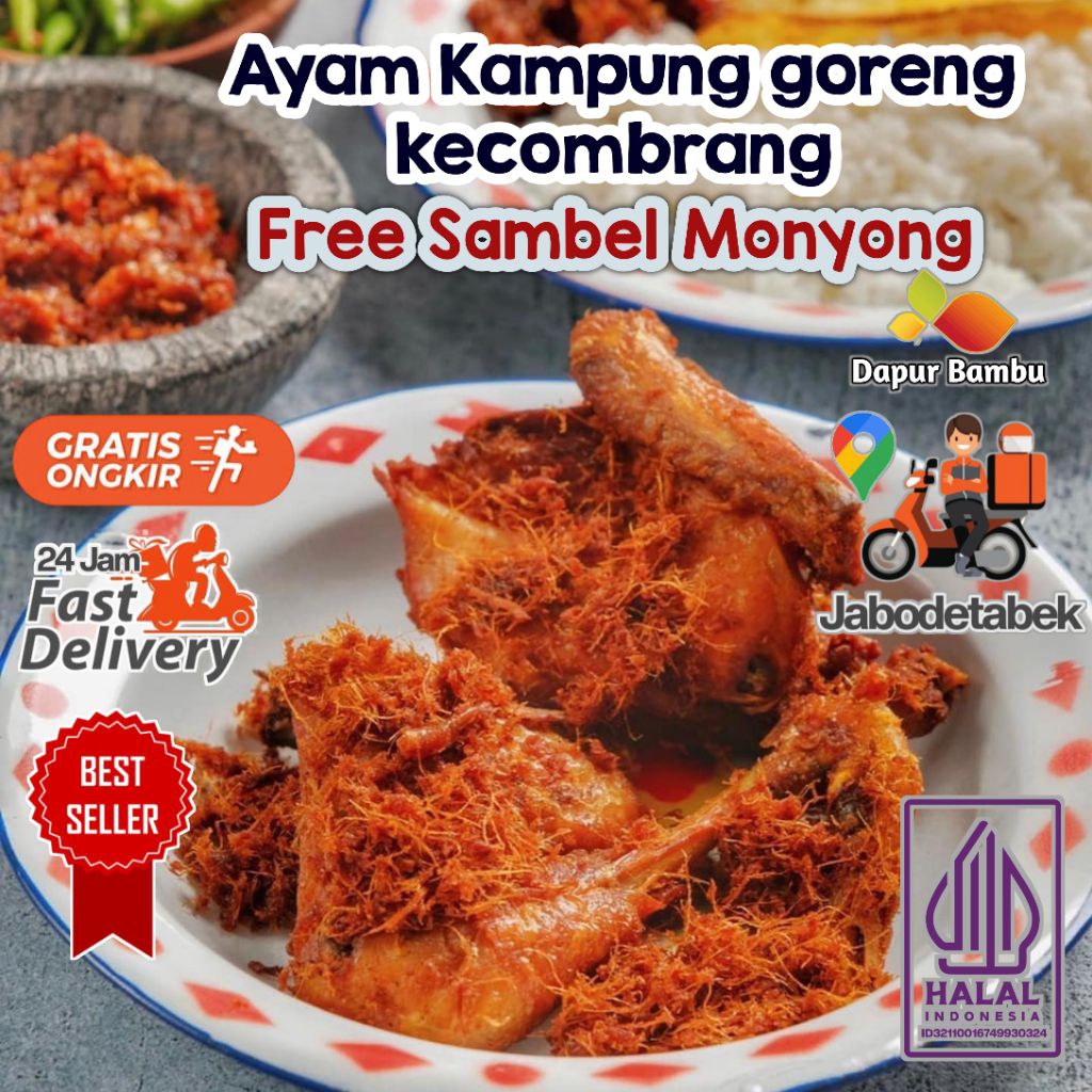 Jual Bebek & Ayam kampung Kecombrang 1 Ekor potong 5 Free Sambel Monyong / Bebek Ungkep Sambel ...