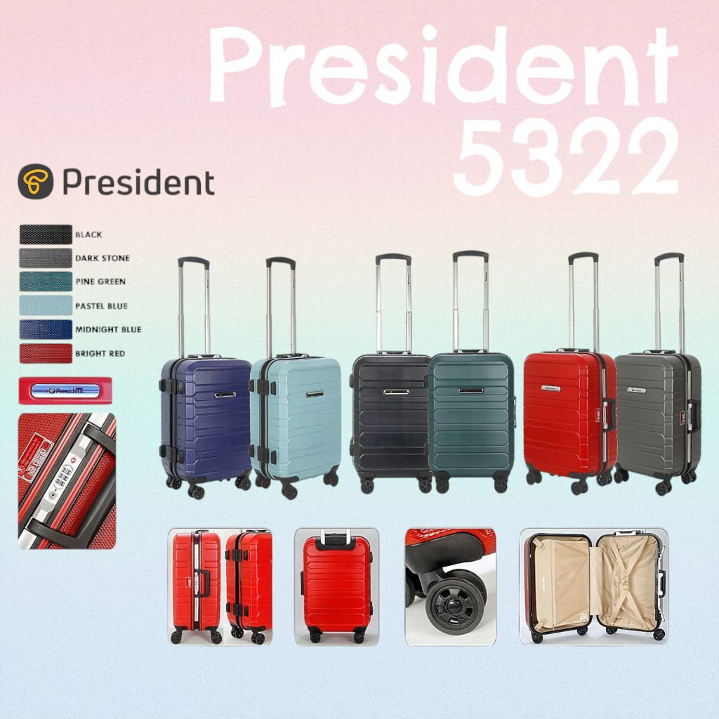 Jual Koper President Frame 5339/5559/5567/5322 size 24 inch Bagasi ...