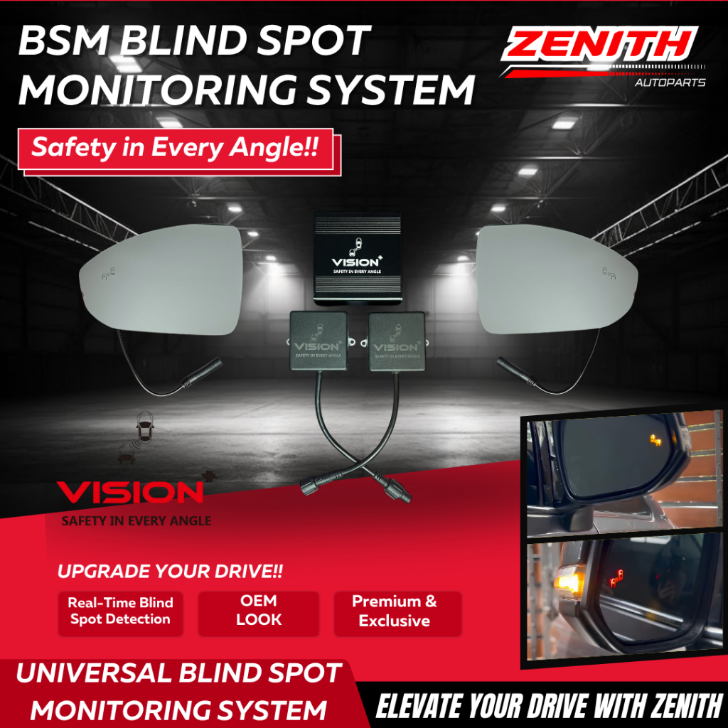 Jual BSM Blind Spot Monitoring System Spion Mobil Universal / Sensor ...