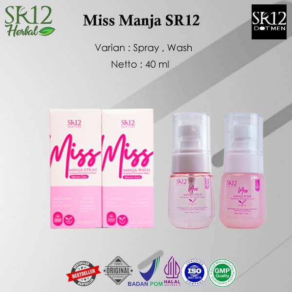 Jual Paket Miss Manja SR12 membersihkan dan merawat daerah kewanitaan ...