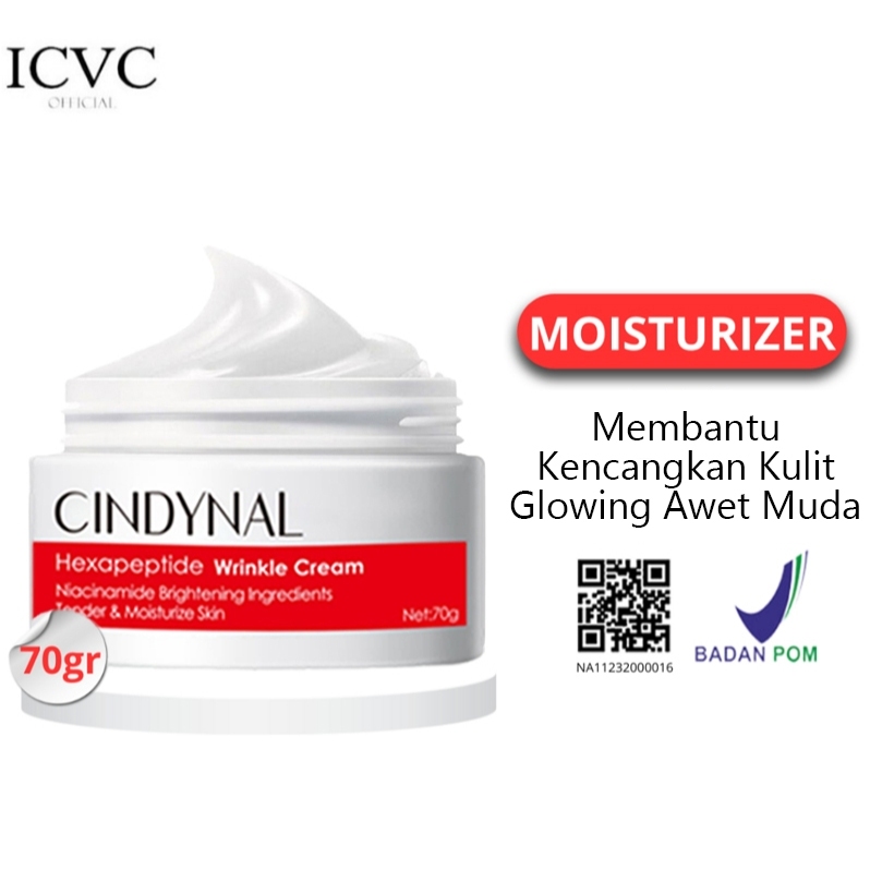 Jual BPOM CINDYNAL Moisturizer Hexapeptide anti Wrinkle Cream Salep / Krim Anti Aging dan ...