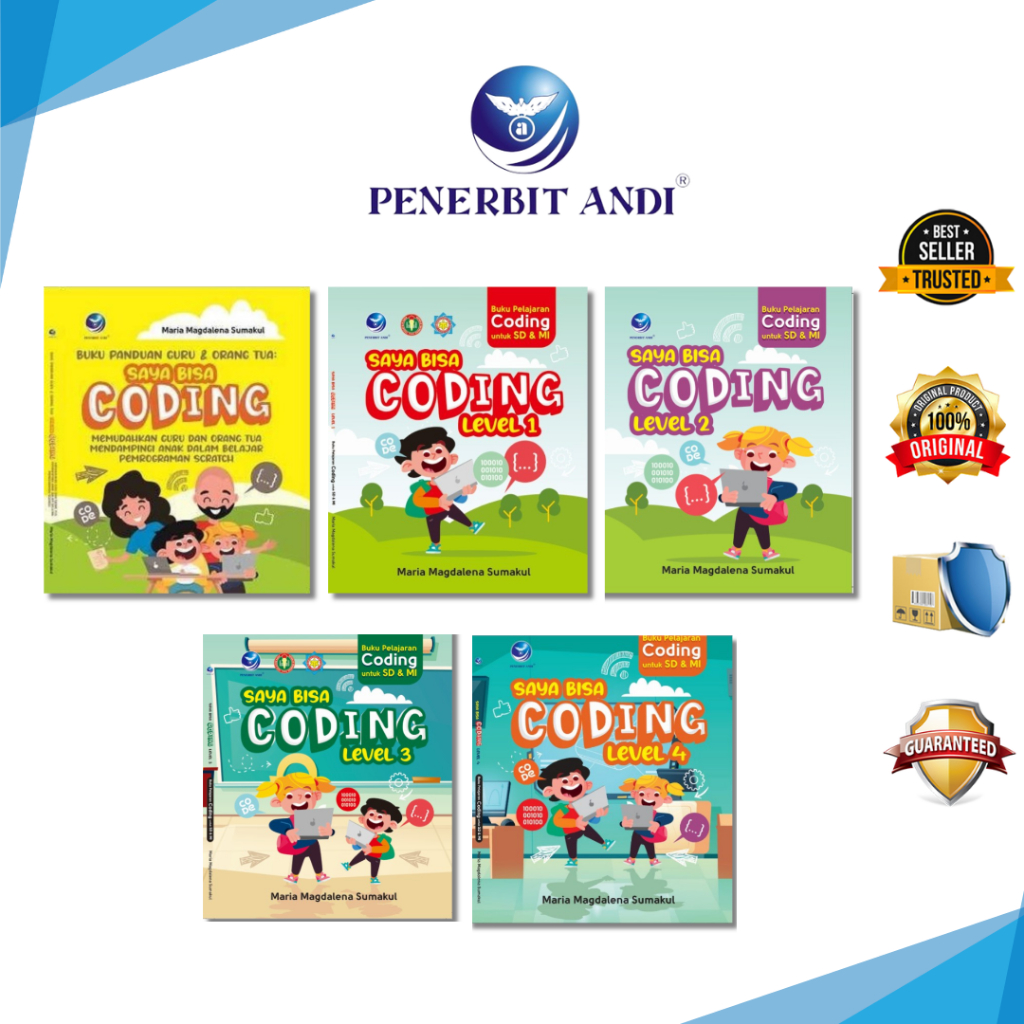 Jual Penerbit Andi Buku Pelajaran Coding Untuk SD Dan MI: Saya Bisa ...