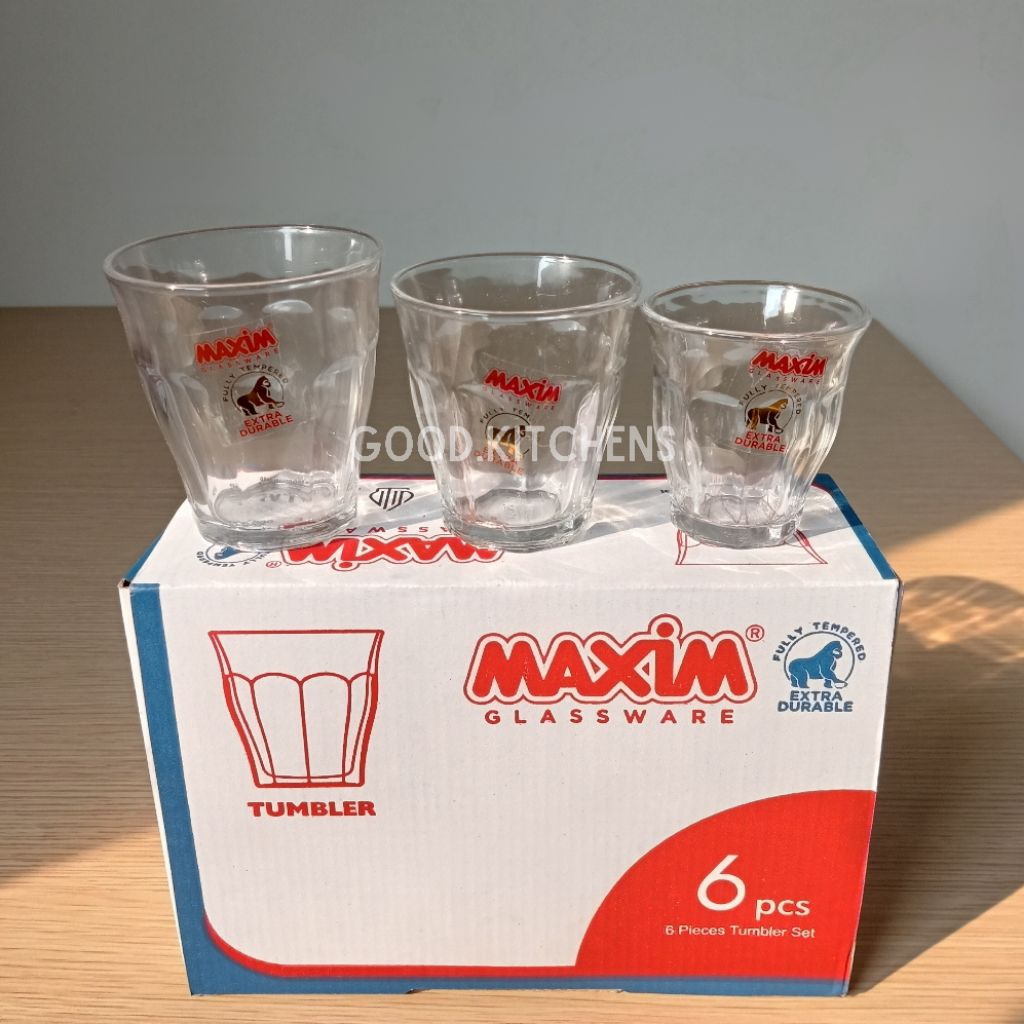 Jual G058 [6 PCS] GELAS KACA GELAS KOPI TEMPERED GLASS GELAS CAPUCCINO ...