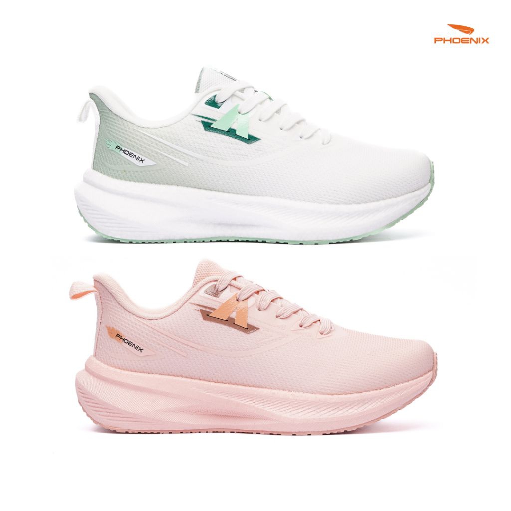 Jual PHOENIX Sepatu Lari Running Terbaru MYESHA- Putih Hijau/Pink ...
