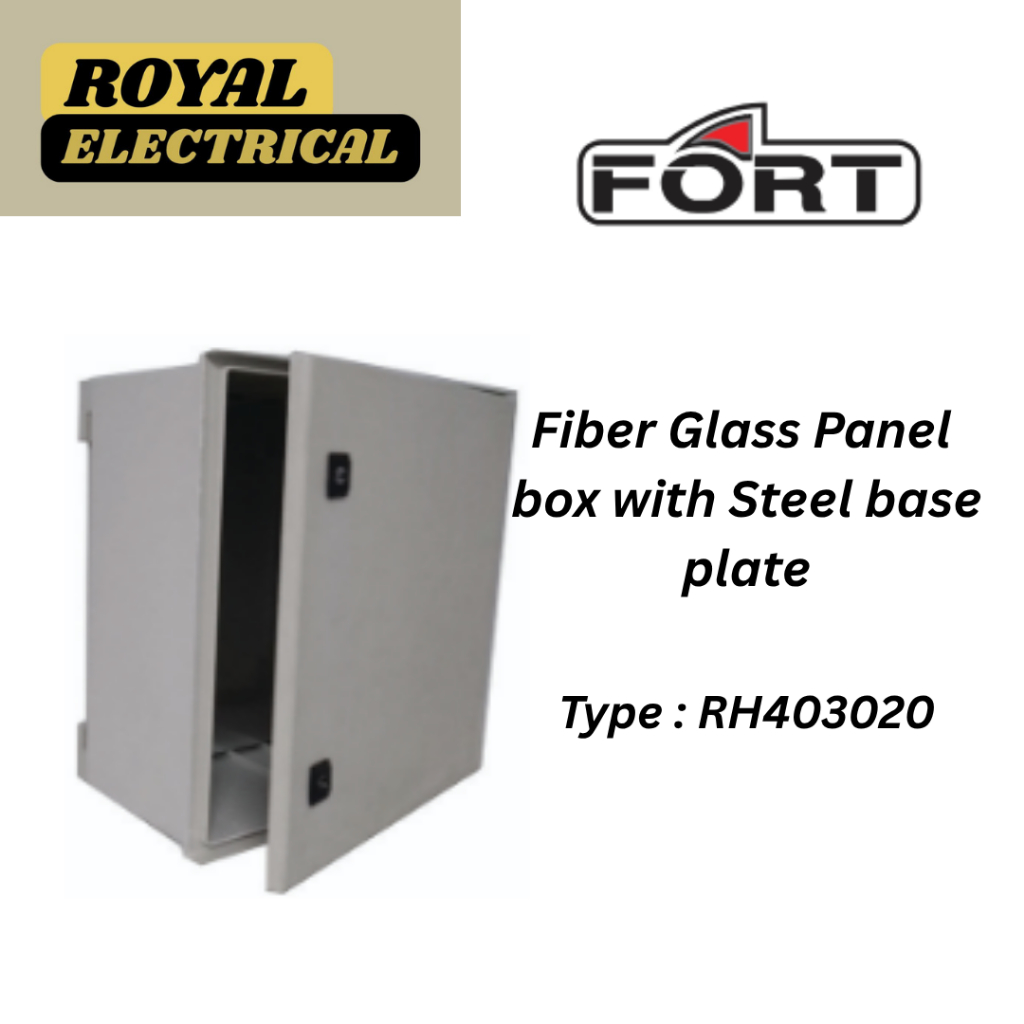 Jual FORT FIBER GLASS PANEL BOX 40x30x20cm - RH403020 WITH STEEL BASE ...