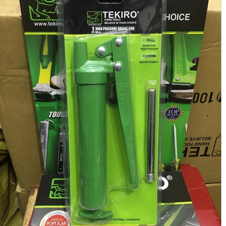 Jual TEKIRO POMPA GEMUK 500CC TEKIRO HAND GREASE GUN 500CC/ Pompa Gemuk ...