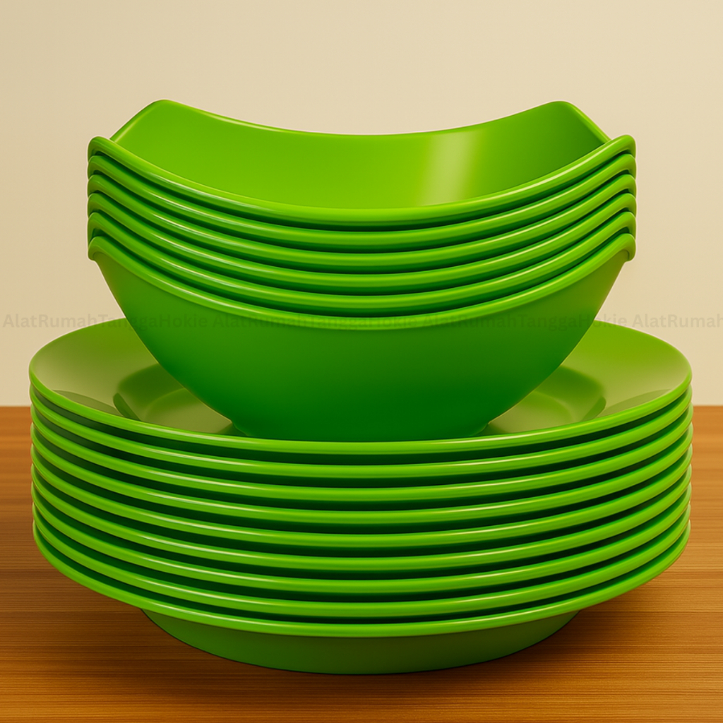 Jual 12 PCS PIRING MANGKOK LENGKUNG SEMI MELAMIN MELAMINE MIE SOTO ...