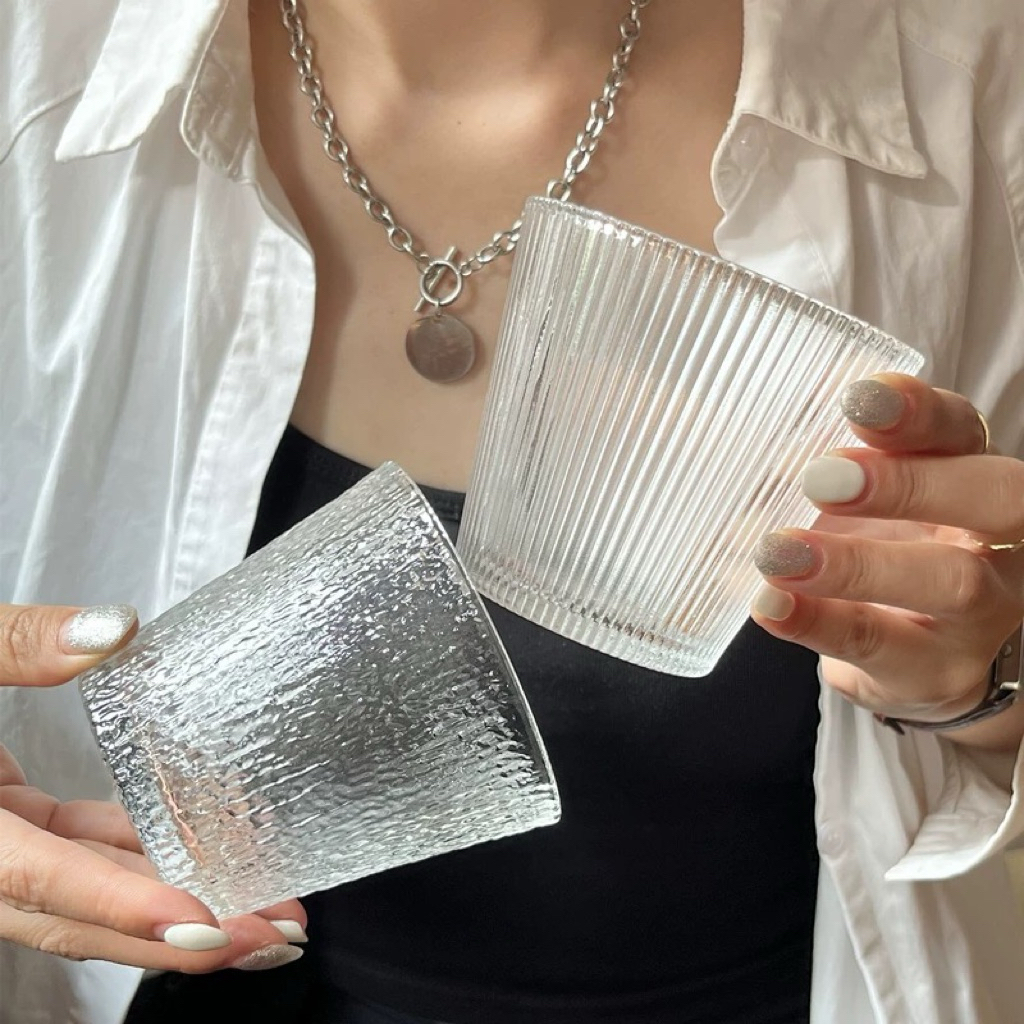 Jual [DDNS] Aria Glass - Cangkir Mug Cup Gelas kaca estetik tebal ...