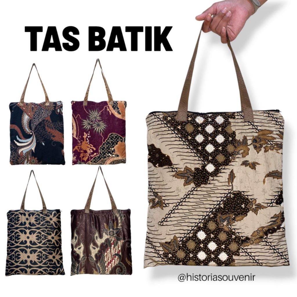 Jual Tas Batik Wanita Premium / Tas Batik Jogja Wanita / Totebag Wanita ...