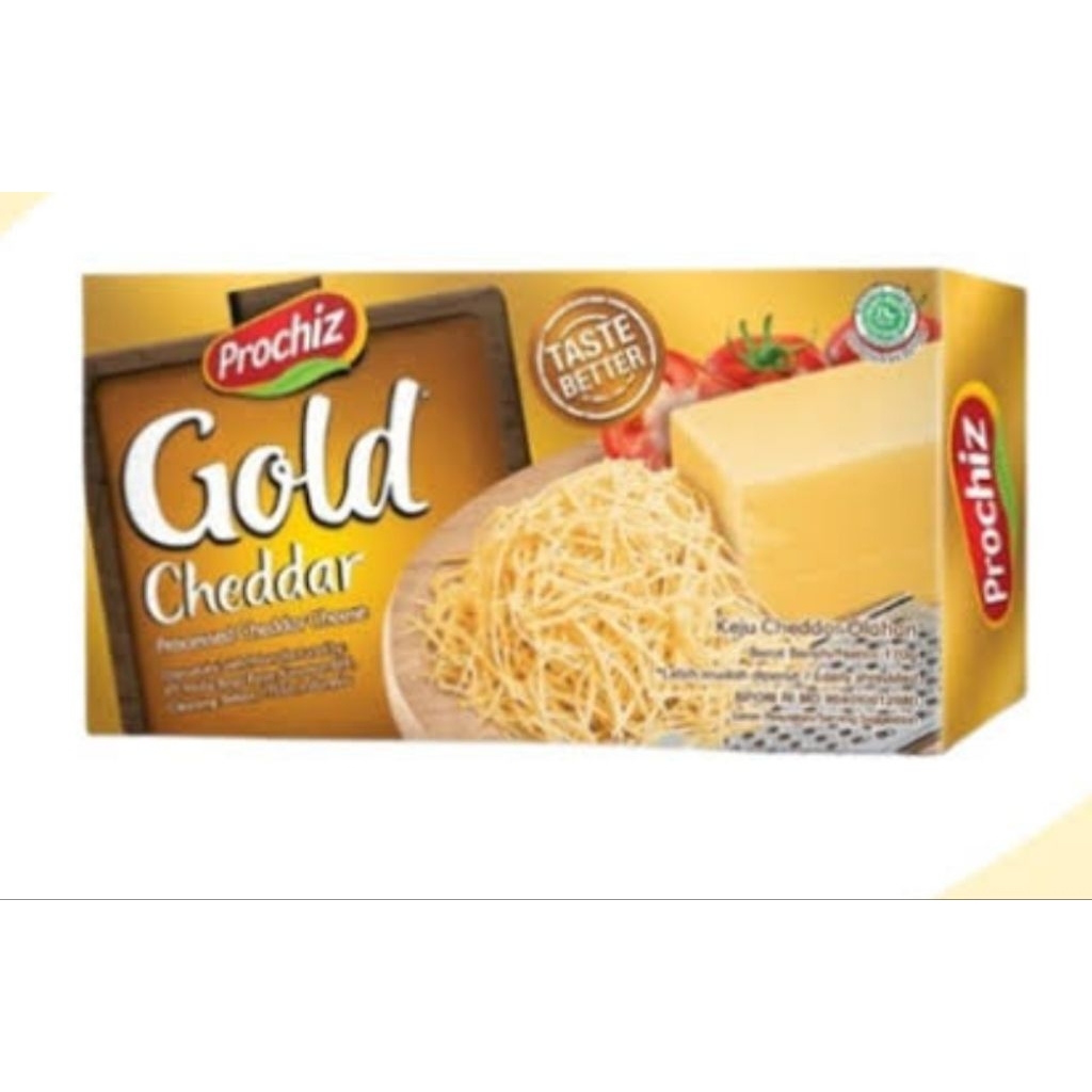 Jual Prochiz Gold Cheddar Block 160 gr | Shopee Indonesia