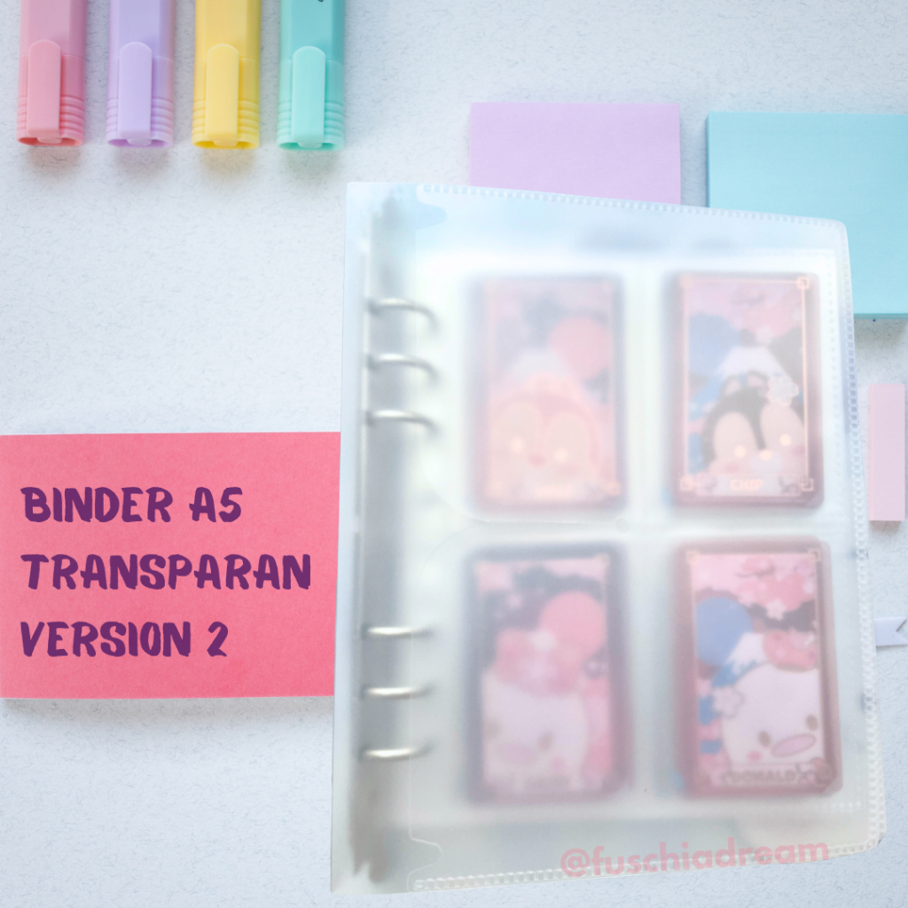 Jual Binder Transparan A5 6 Ring Ver 2 | Shopee Indonesia