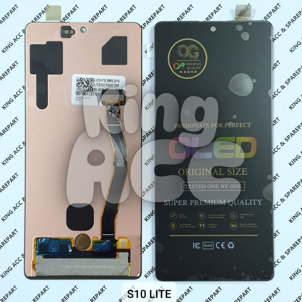 Jual OLED OG LCD TOUCHSCREEN SAMSUNG GALAXY S10 LITE G770 G770F BLACK ...