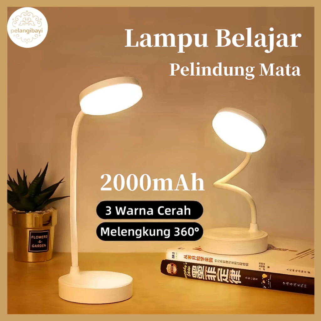 Jual Lampu Belajar Tricolour Sentuh 3 Warna Tempat Pulpen Baca Meja ...