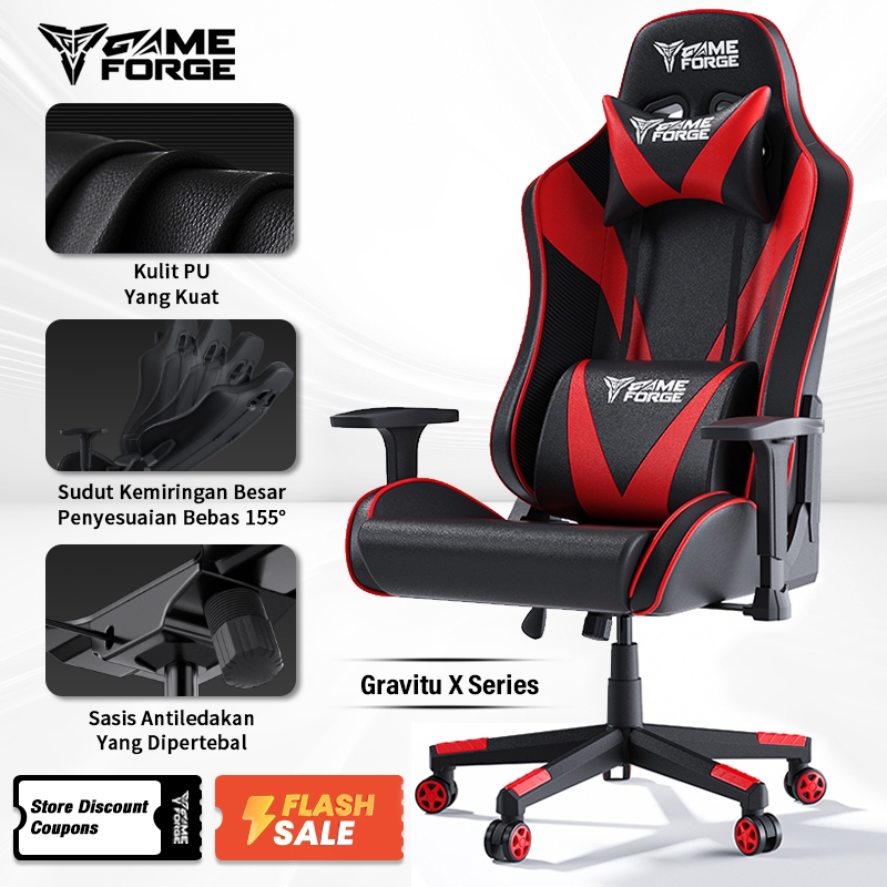 Jual GAMEFORGE Gaming Chair Gravity X RD | Kursi Ergonomi gaming,Kursi ...