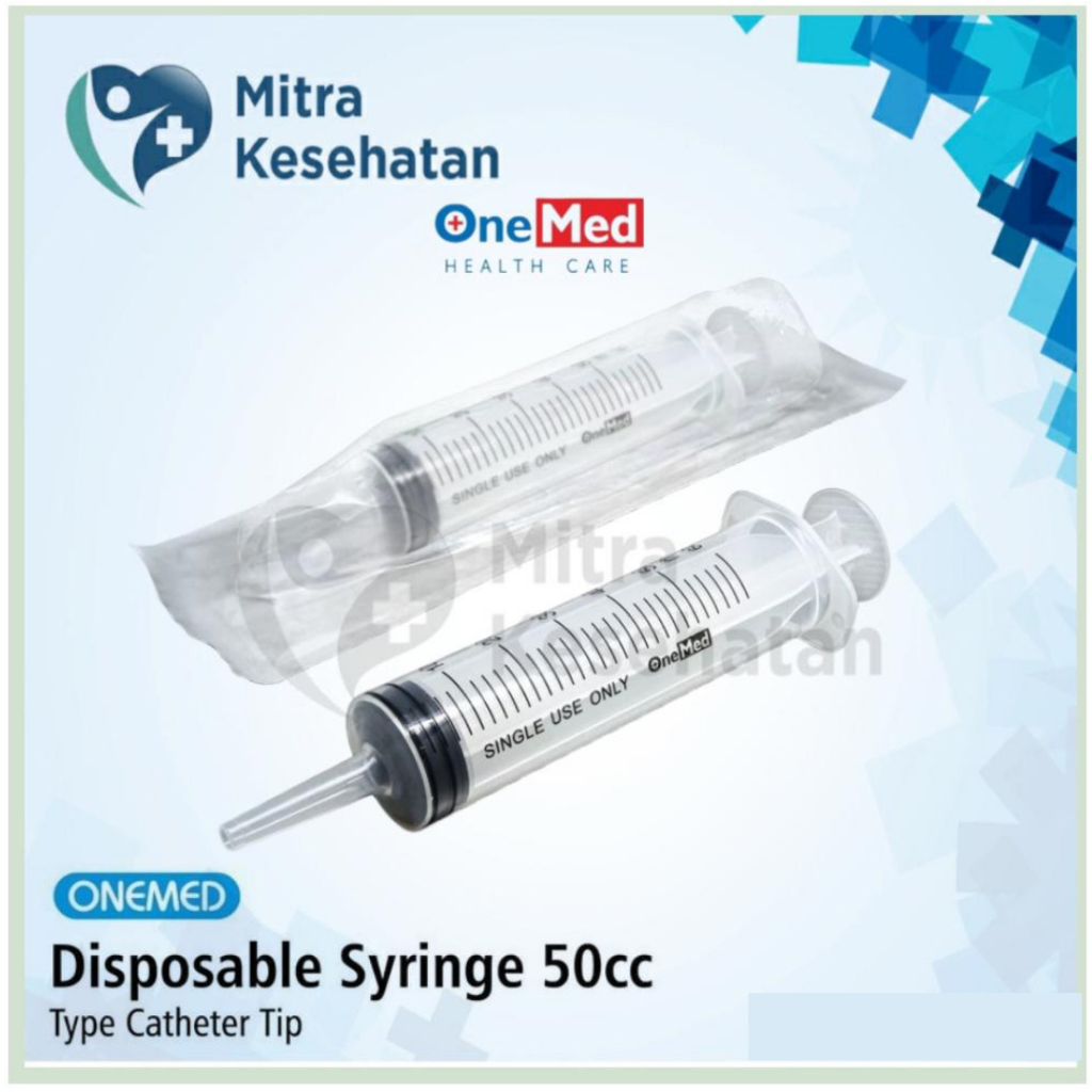Jual Spuit 50cc Onemed Without Needle onemed syringe 50cc Catheter Tip ...