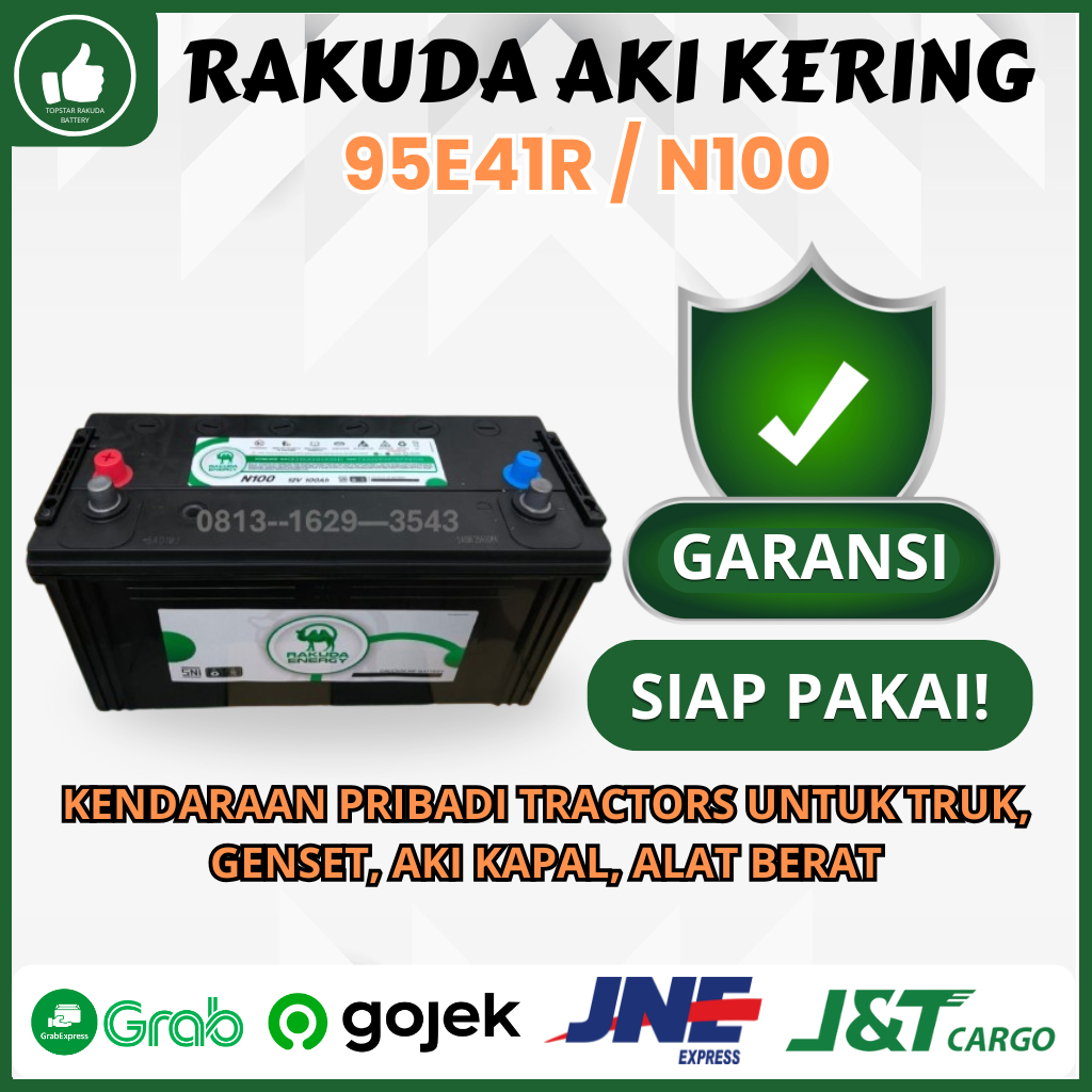 Jual AKI KERING RAKUDA N100 12V 100Ah Taft Rhino Rino Dutro Truck Truk (MALAYSIA QUALITY ...