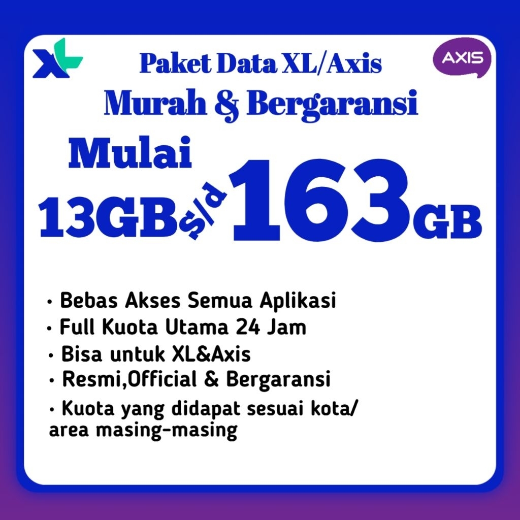 Jual Paket Data XL&Axis Akrab Resmi Bergaransi | Shopee Indonesia