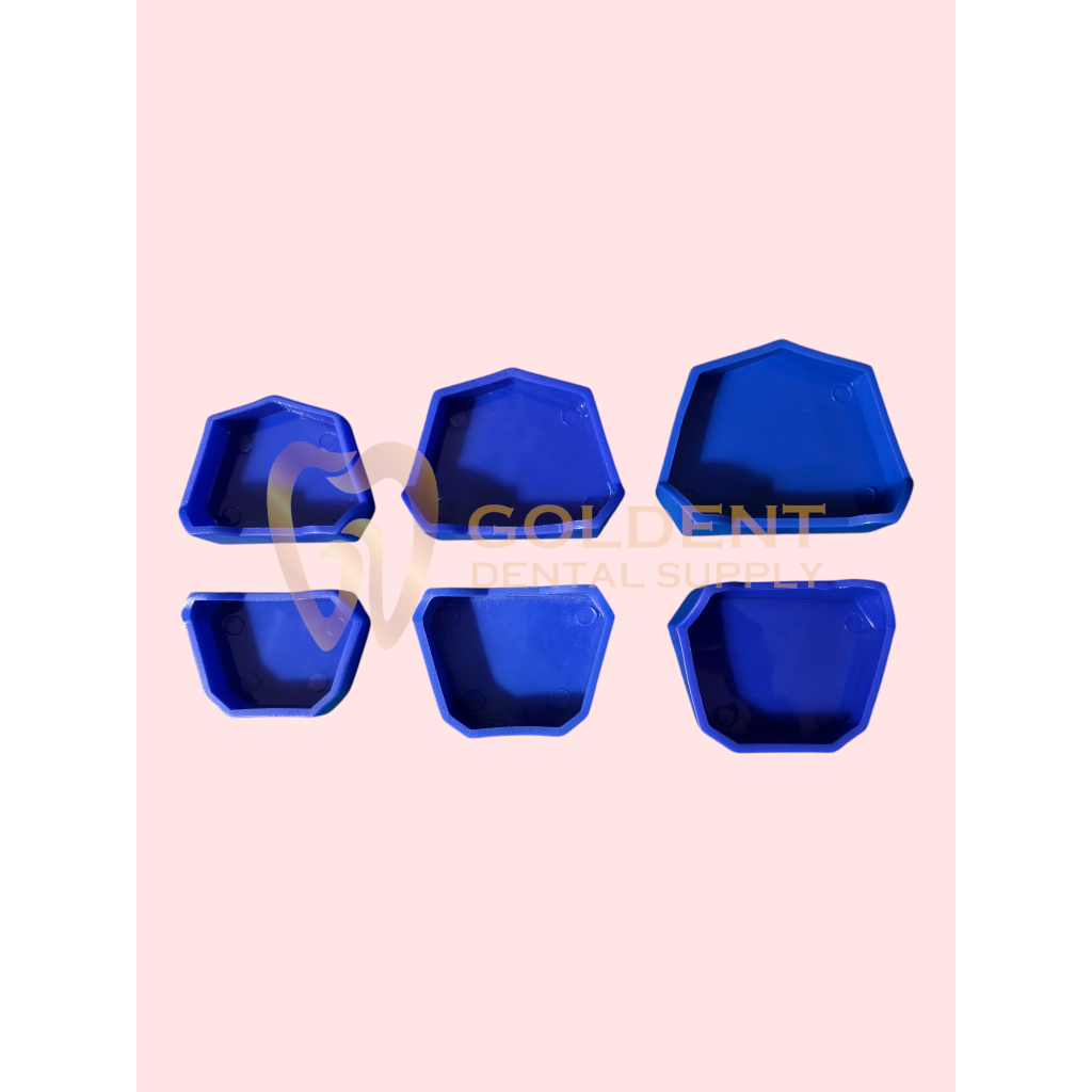 Jual Dental Silicone Rubber Base Tanpa Takik / Basis Former / Model ...