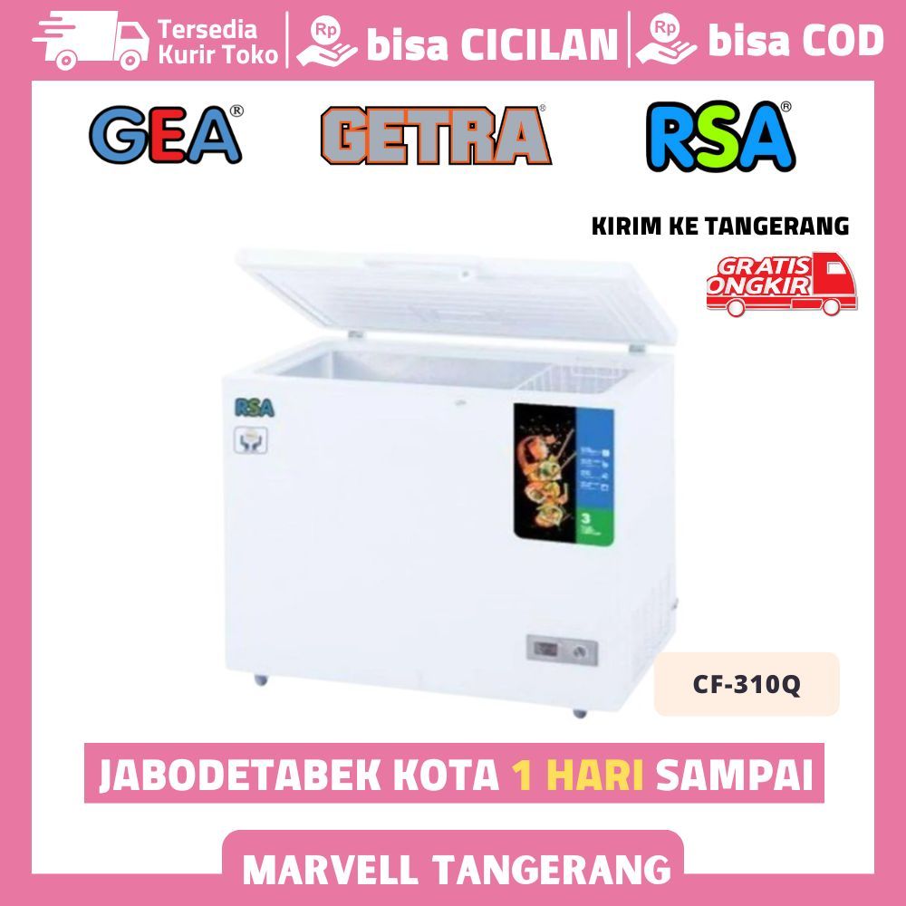 Jual Chest Freezer RSA CF 310Q Freezer Box 300 Liter CF-310Q Garansi ...