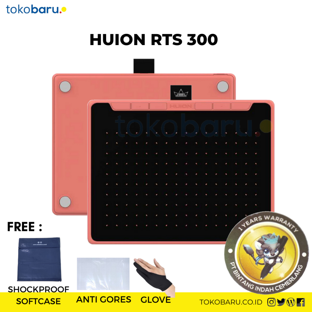 Jual Huion RTS300 /RTS 300 Pen Tablet Small Garansi Resmi 1 Tahun | Shopee Indonesia