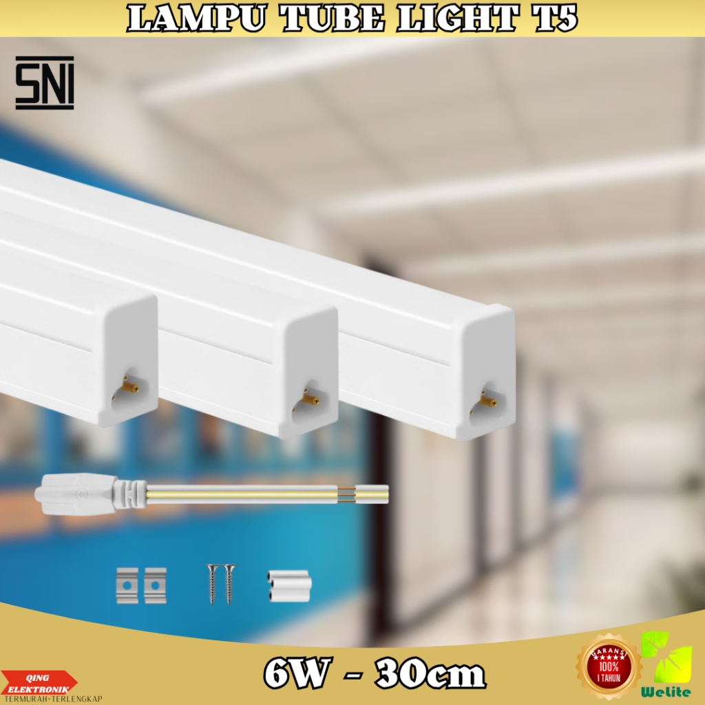 Jual Lampu T5 TL Lampu T5 LED Tube T5 Light Tubelight 6W 30CM Termurah Bergaransi | Shopee Indonesia