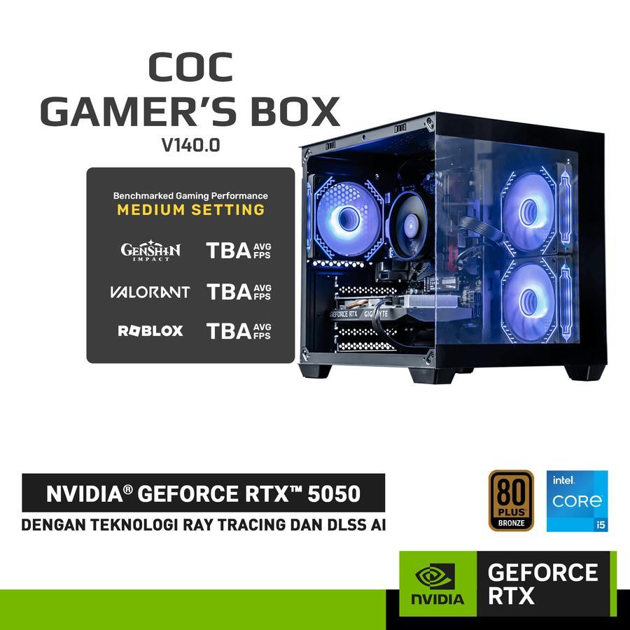 Jual COC GAMER BOX V140.0 - Paket PC Rakitan GeForce RTX 5050 | Shopee ...
