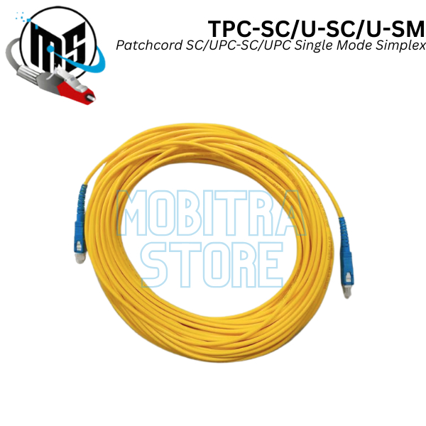 Jual Patch Cord Fiber Optic SC/UPC-SC/UPC Single Mode SIMPLEX 5-10-15-20-25 Meter | Shopee Indonesia